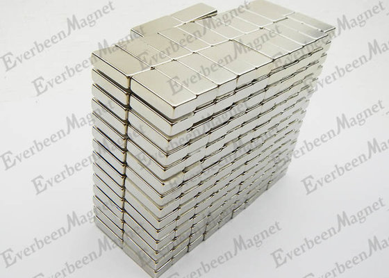 Rectangular Permanent Neodymium Magnets N35 Grade Rugular For Sensor Motors