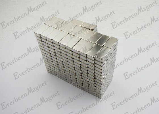 Rectangular Permanent Neodymium Magnets N35 Grade Rugular For Sensor Motors