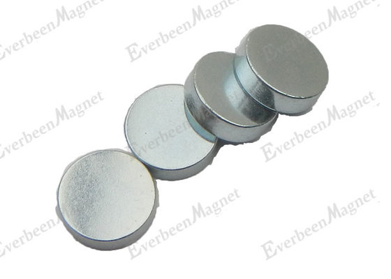 Dia 20*3mm Round Permanent Neodymium Magnets N45 Nickel Coating  For Display Wall