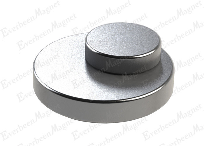 N52 Strong Round Neodymium Disc Magnets Coated Nickel For Industrial Products