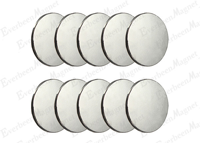 Super Powerful N48 Round Disc Magnets , Small Disc Magnets NdFeB  Material