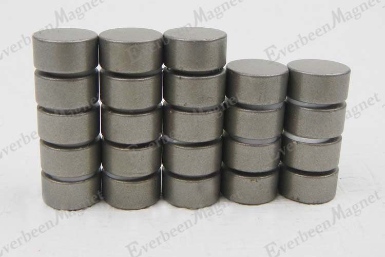 Round / Disc Samarium Cobalt Magnets Sm2Co17 Dia12.7 * 6.35 Mm For Generator