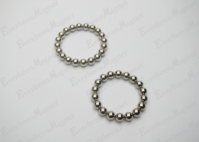 Toys 5mm Neodymium Ball Magnets Ni Chrome Coating NdFeB N35 Grade Customized