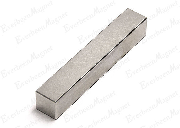 Long Bar NdFeB Permanent Magnets Length 100mm High Flux For Electronic Products