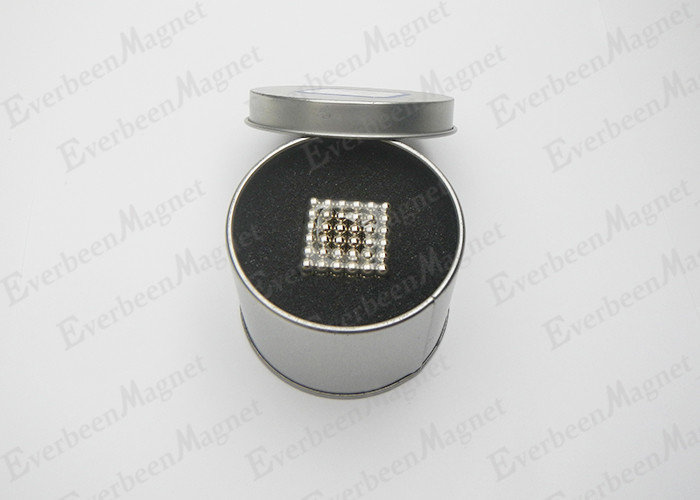 N42 Neodymium Sphere Magnets High Coercive Force , Magnetic Steel Balls Axial Magnetized