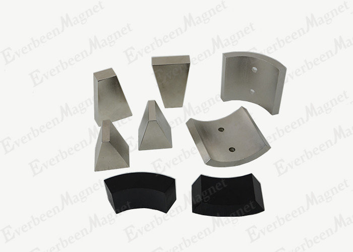 N45 Rare Earth WedgeCustom Neodymium Magnets 80 Celsius Degree For Electric Motorcycle