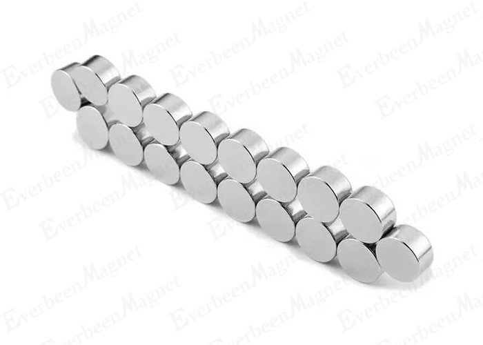 High Flux NdFeB Permanent Magnets High Remanence Dia 5 * 5mm 80 Celsius Degree