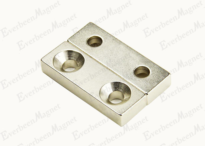 High Coercive Force Magnets With Holes In The Center , Countersunk Rare Earth Magnets
