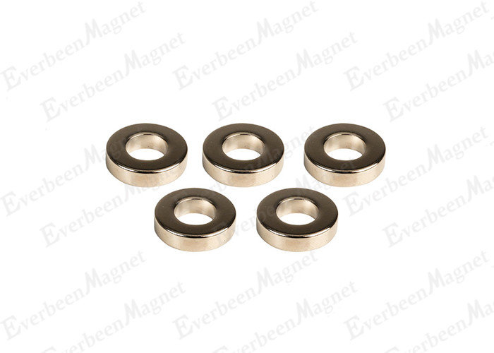 N52 Strong Circular Neodymium Magnets OD 1 Inch , NdFeB Tiny Ring Magnets Anti - Oxidated