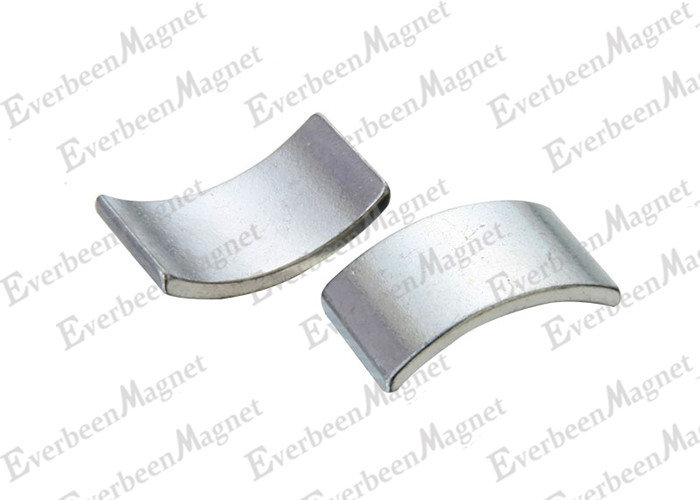42M Grade Motor /  Arc NdFeB Permanent Magnets Nickel Coated With Tile Shape