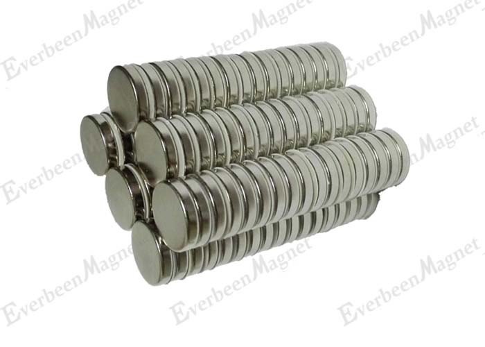 Supper Strong NdFeB Permanent Magnets Φ25*4mm N35 Axial Magnetized For Toys