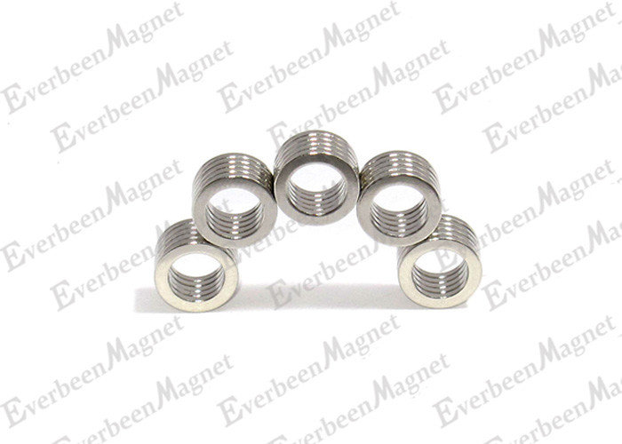 Strong Rare Earth Magnet OD20 MM Nickel Plated Diametrically Magnetized For Sensors