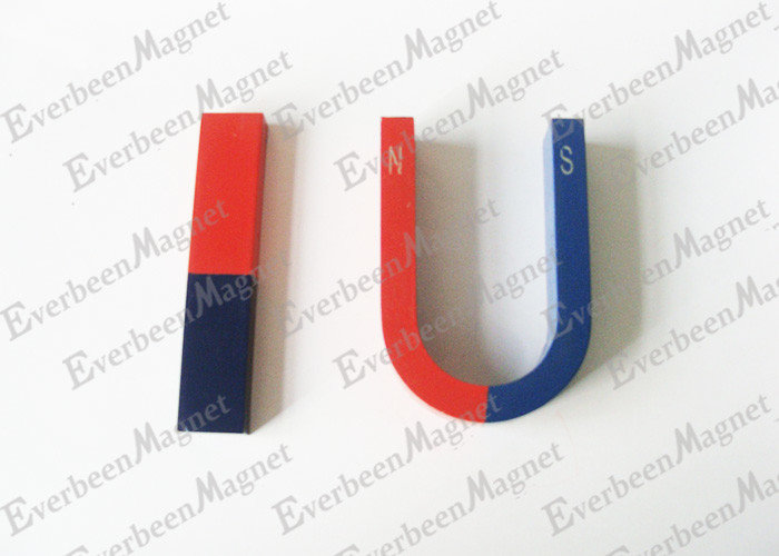 Permanent Cast Alnico 5 Educational Magnet Bar U shape With Eco-Friendly Painting
