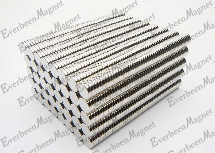 Small Strong Disc Circular Neodymium Magnet Dia3/8 inch For Fasteners / Button