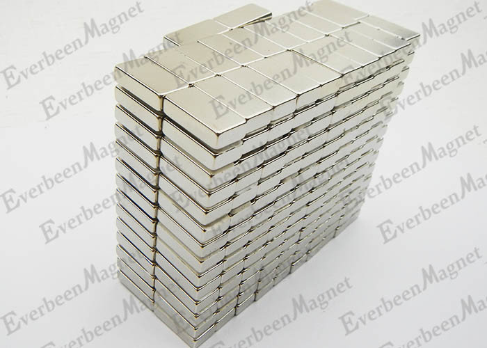 Rectangular Permanent Neodymium Magnets N35 Grade Rugular For Sensor Motors