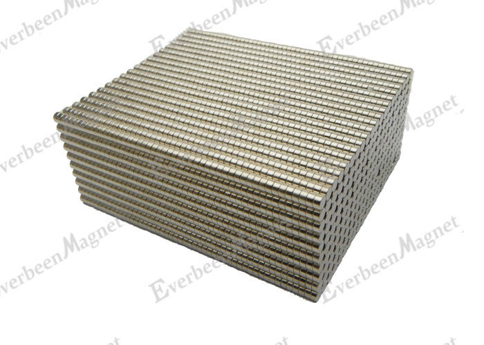 Small Disc Circular Neodymium Disc Magnets Nickel Dia1/8 inch For Fasteners / Button