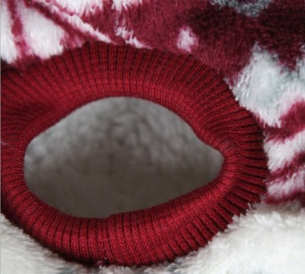 Personalized XS / XL Dog Clothes with Snowflake Print PET Wear Winter Coats For Small Dogs
