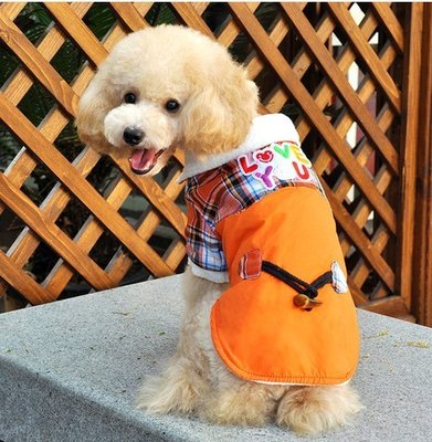 Personalized Europe style Blue Cotton Dog Costume Coat For Large Dogs For PET Warmly / Autumn clothes