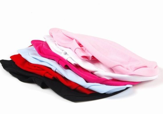 Personalized Dog Clothes 8" XXS Cotton T-Shirts White Color Pet Apparel