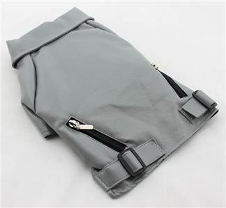 Pet Clothing Dog Leather Jackets Blank Style Dog Jacket For Whippet , Harrier
