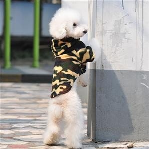 Dog Clothing For winter Dog Coat Coats Camo Army Fleece Hoodie Pet clothing COOL