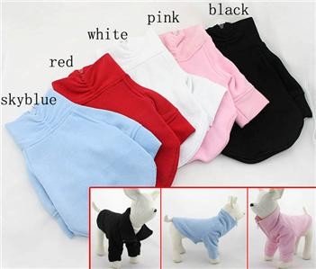 Turtleneck Sweatshirts  Autumn Winter Dog Coats with legs pet apparel