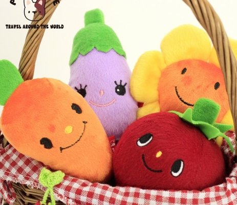 Sunflower Squeaker Pet Dog Toys plush / polyester / latex OEM
