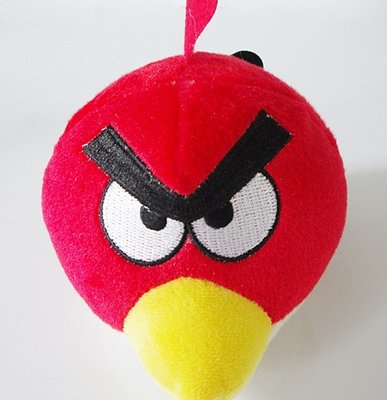 Custom angry birds shaped dog chew toy , pet toy Nontoxic material