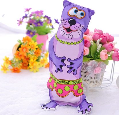12 inch stuffed plush Pet Dog Toys pink pig shaped eco-friendly
