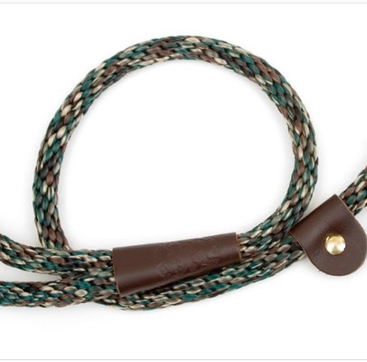 Long Black Nylon Dog Pet Leash Lead  6 Ft With Hand Crafted For Dog Harnesses