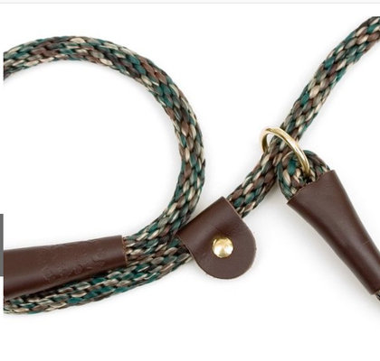 Long Black Nylon Dog Pet Leash Lead  6 Ft With Hand Crafted For Dog Harnesses