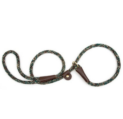 Long Black Nylon Dog Pet Leash Lead  6 Ft With Hand Crafted For Dog Harnesses