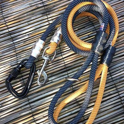 Recycled Climbing Rope Dog Leash For Dogs , Nylon / Polymer Fibers