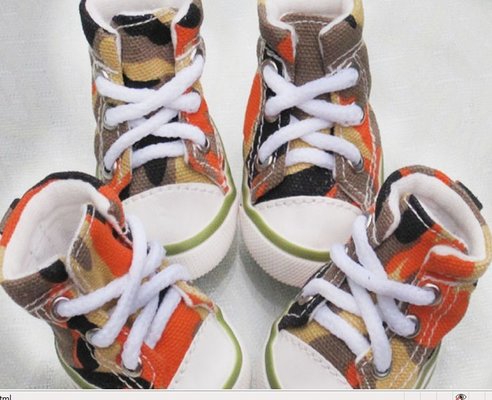 Customized Rubber Sole PET outdoor Dog Shoes for Spring / Winter
