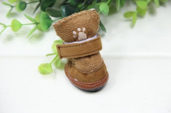 Eco friendly Suede super warm PET running Dog Shoes anti slip with XL XXL