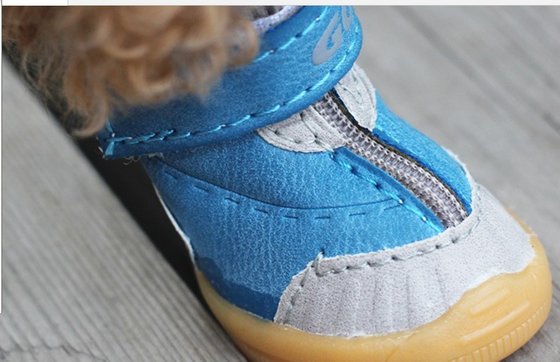 Colorful Eco-Friendly PET S / M / XL Dog Shoes with canvas + PVC