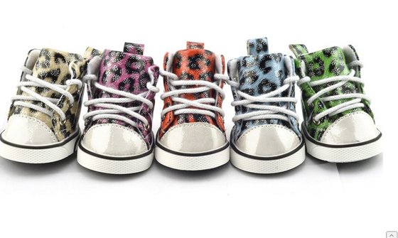 large pet dog shoes With PU , Waterproof non slip running shoes