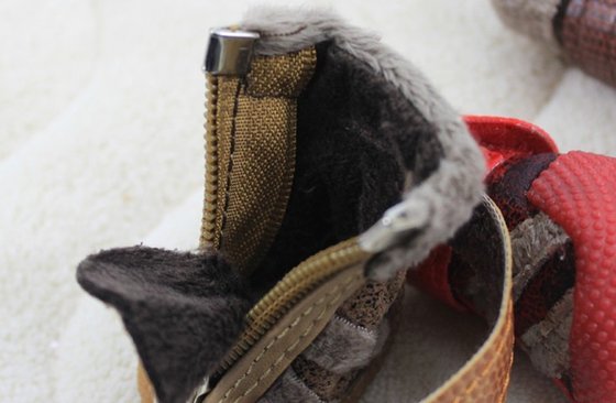 PU leather small Winter Pet Dog Shoes , Cool Outdoor running shoes