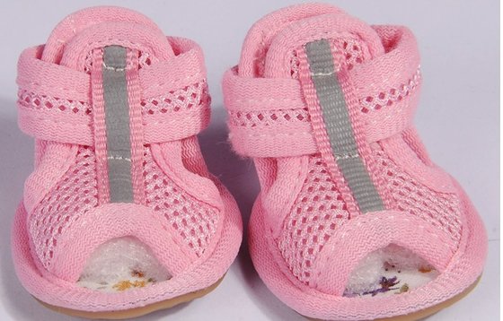 Cute Pink halloween sandal PET Dog Shoes with customized logo