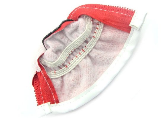 Cotton Pet Socks / Shoes with Rubber , Non slip Soles PET Dog Shoes with Zipper