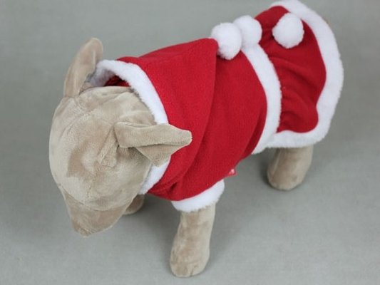 Cotton and polyester Christmas dog clothes x small pet costumes for large dogs
