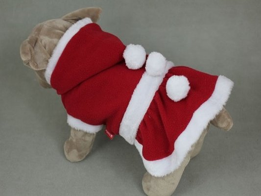 Cotton and polyester Christmas dog clothes x small pet costumes for large dogs