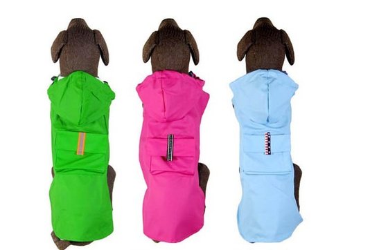 Pet clothing Large Breed Dog Clothes poncho pink sportswear S M L XL