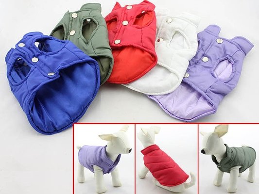 Medium Dog Winter Vests Clothes