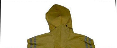 Embossed PVC Dog Rain Coats With Hood For Spring , Summer Pet Cloth