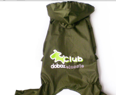 Army Green Dog Raincoat