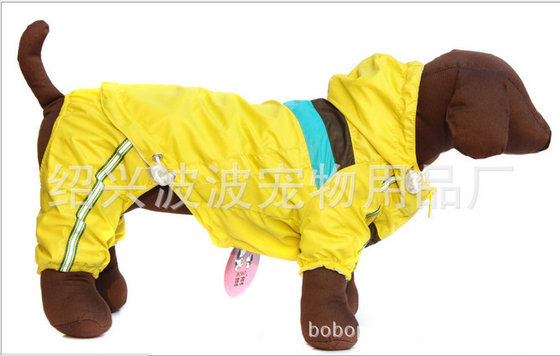 Custom Pet Clothing Dog raincoat with legs For poodle Pet Apparel