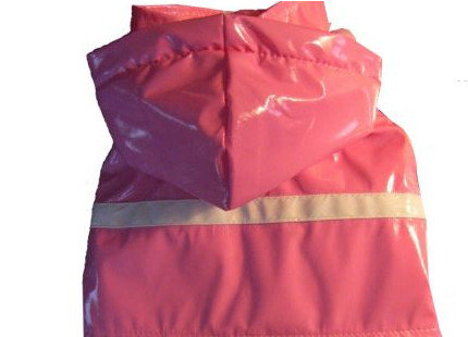 PVC Female Akita Dog Clothes Raincoat with Hat Waterproof XL for Shiba , Beagle Pet