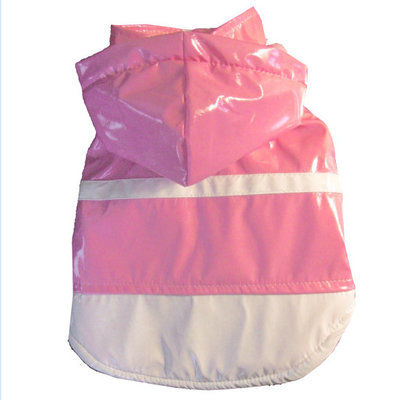PVC Female Akita Dog Clothes Raincoat with Hat Waterproof XL for Shiba , Beagle Pet