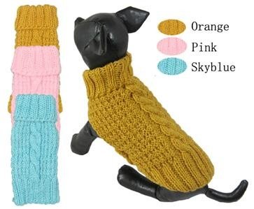 Hand Knitted Winter Dog Coats